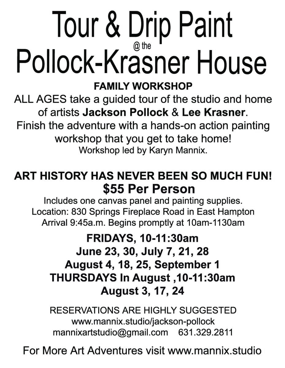 Jackson Pollock Family Drip Painting Workshop | To Do NYC