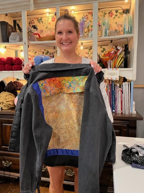 Decorate Your Own Denim Jacket Sewing Class with Keri of Loops by Keri ...
