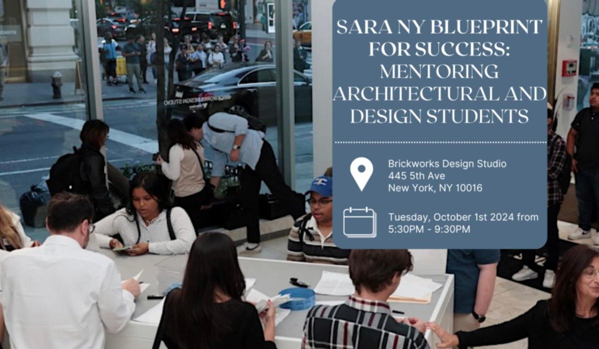 SARA NY Blueprint for Success: Mentoring Architectural and Design ...